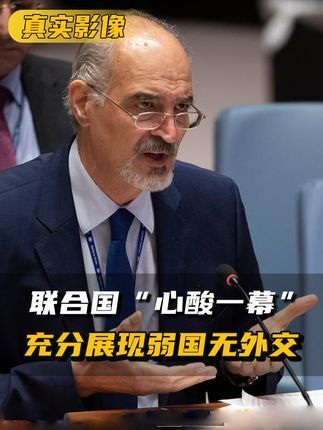 联合国"心酸一幕",叙利亚外交官发言恳求,美英法代表无视离席 #外交 #...