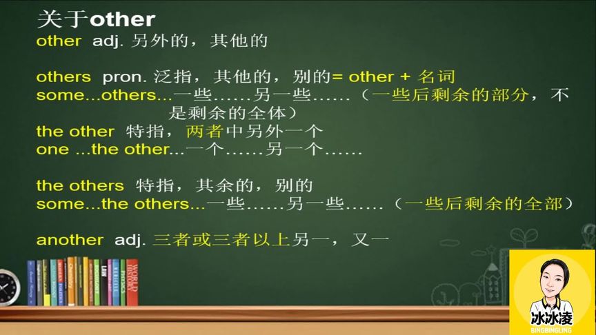 中考英语必考词汇辨析--关于other的短语和用法