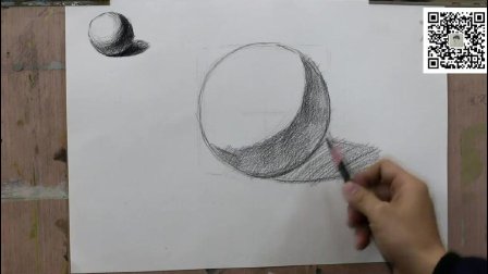 圆体明暗素描速写人物教程色彩设计素描基础教程-石膏几何体组合...