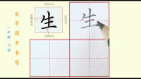 《生》小学同步生字书写
