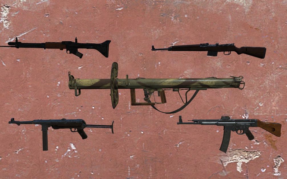 【GMOD】模组推荐:ARC9耻辱之日武器包德军部分