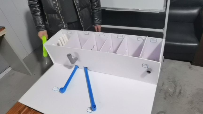 锦鲤鱼池过滤系统模型