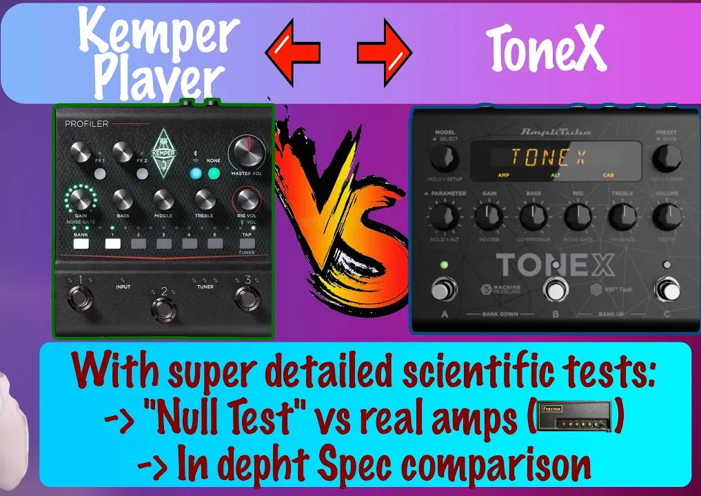 Kemper Player vs ToneX Pedal vs 真音箱 - 便携克隆型综合效果器的超...