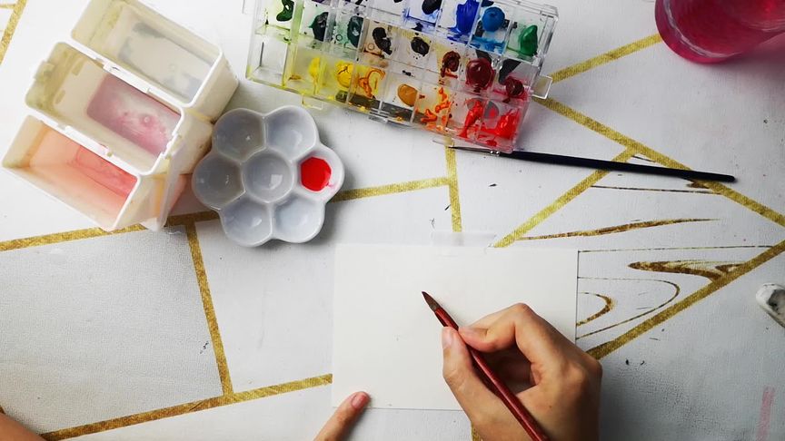 超简单的水彩画教程,一看就会呦