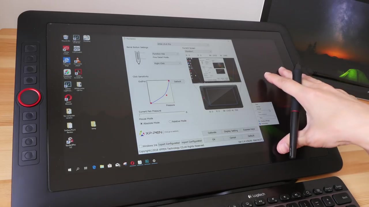 XP-Pen Artist 15.6 Pro Grafiktablett mit Display Top Test