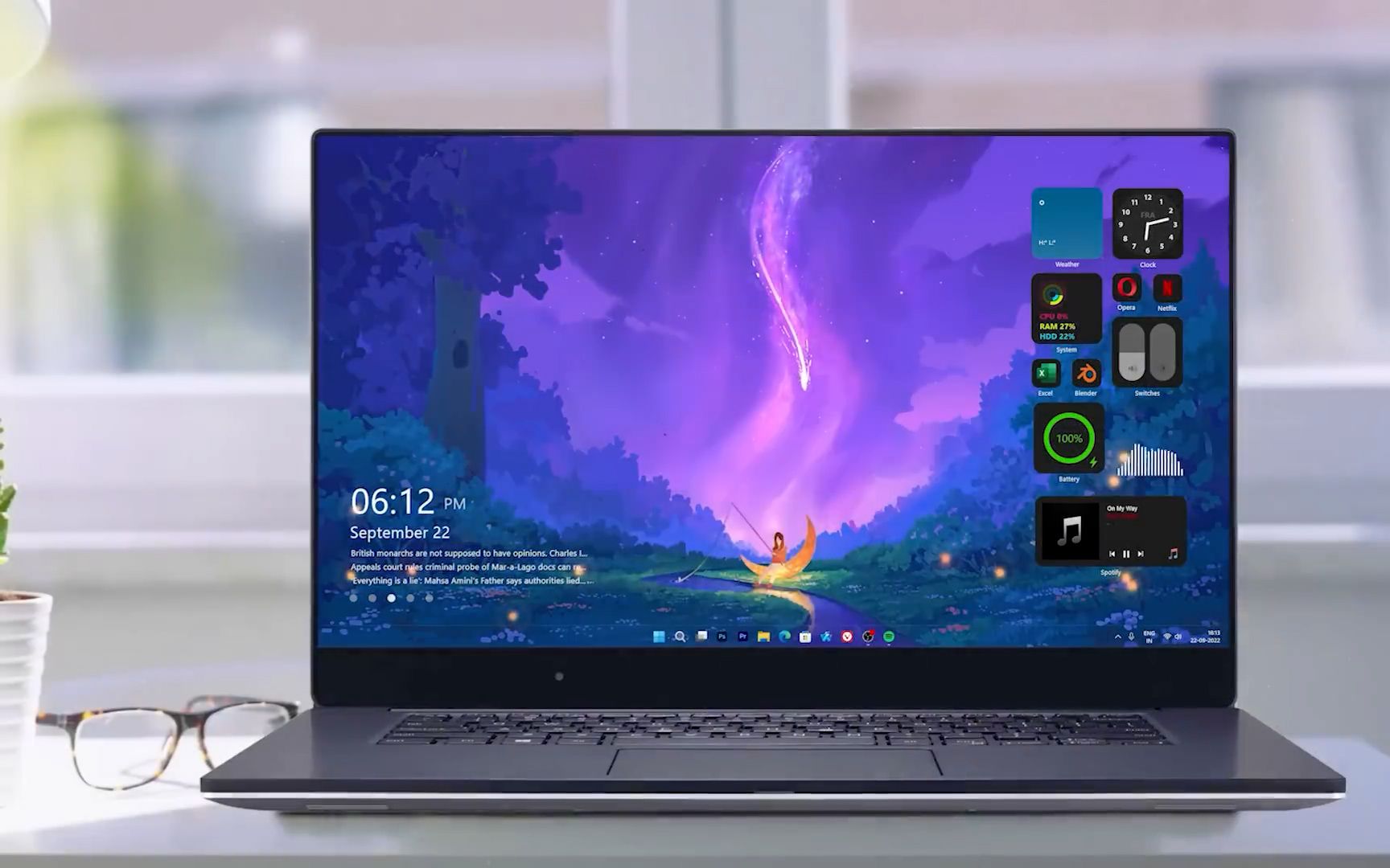 Windows11 这样美化桌面更酷炫