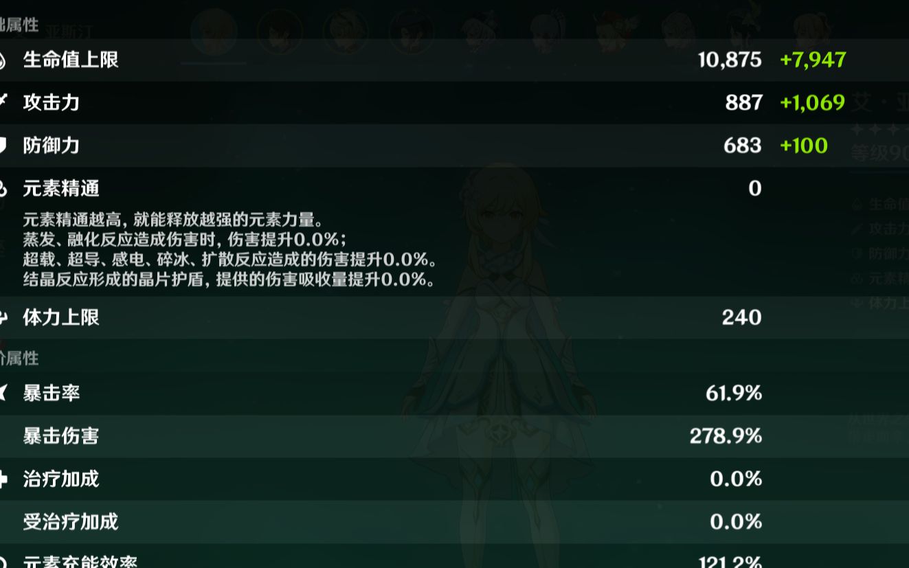 【原神】精5雾切风主伤害测试。_游戏热门视频