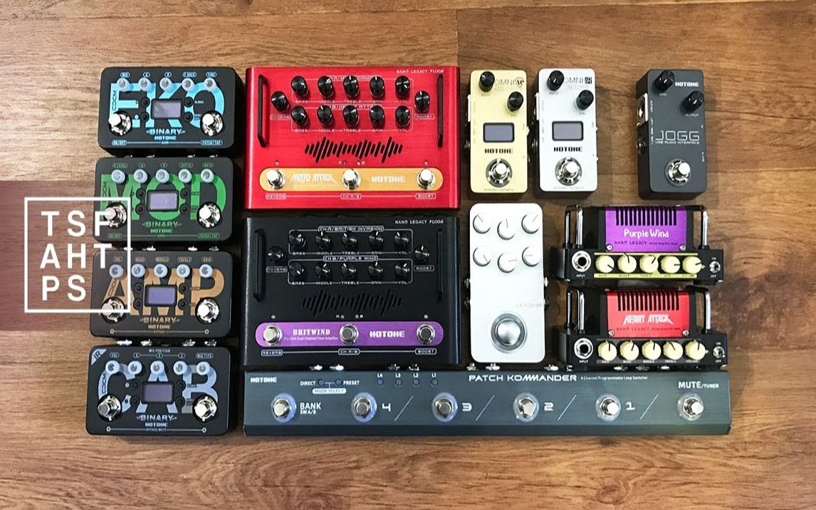 【电吉他/效果器】酷到骨子里!海外UP主13款Hotone产品开箱!
