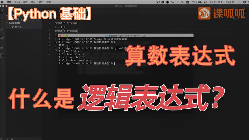 【Python基础】算数表达式中的逻辑表达式