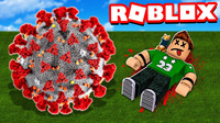 Roblox乐高小游戏 虚拟世界 第410集 新冠病毒模拟器!打个喷嚏感染了...