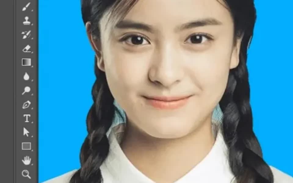 ps实用技能-证件照换底色,超实用的省钱技