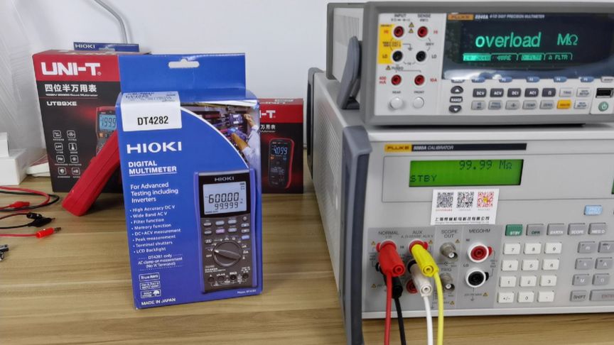 日置DT4282四位半60000字万用表简单检测发货