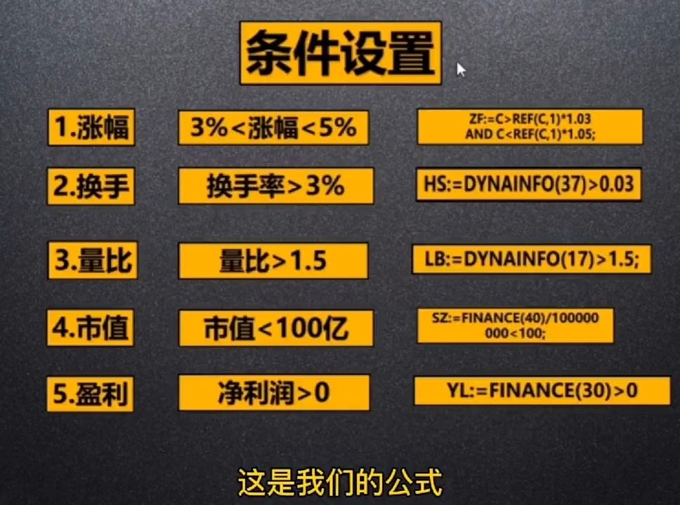 一个公式:抓住涨停板,一学就会,30秒从4千多只选出涨停股!