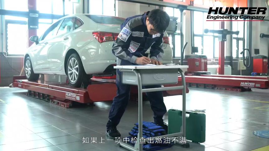 亨特定位仪标准施工流程,你做对了吗。#道路力 #四轮定位