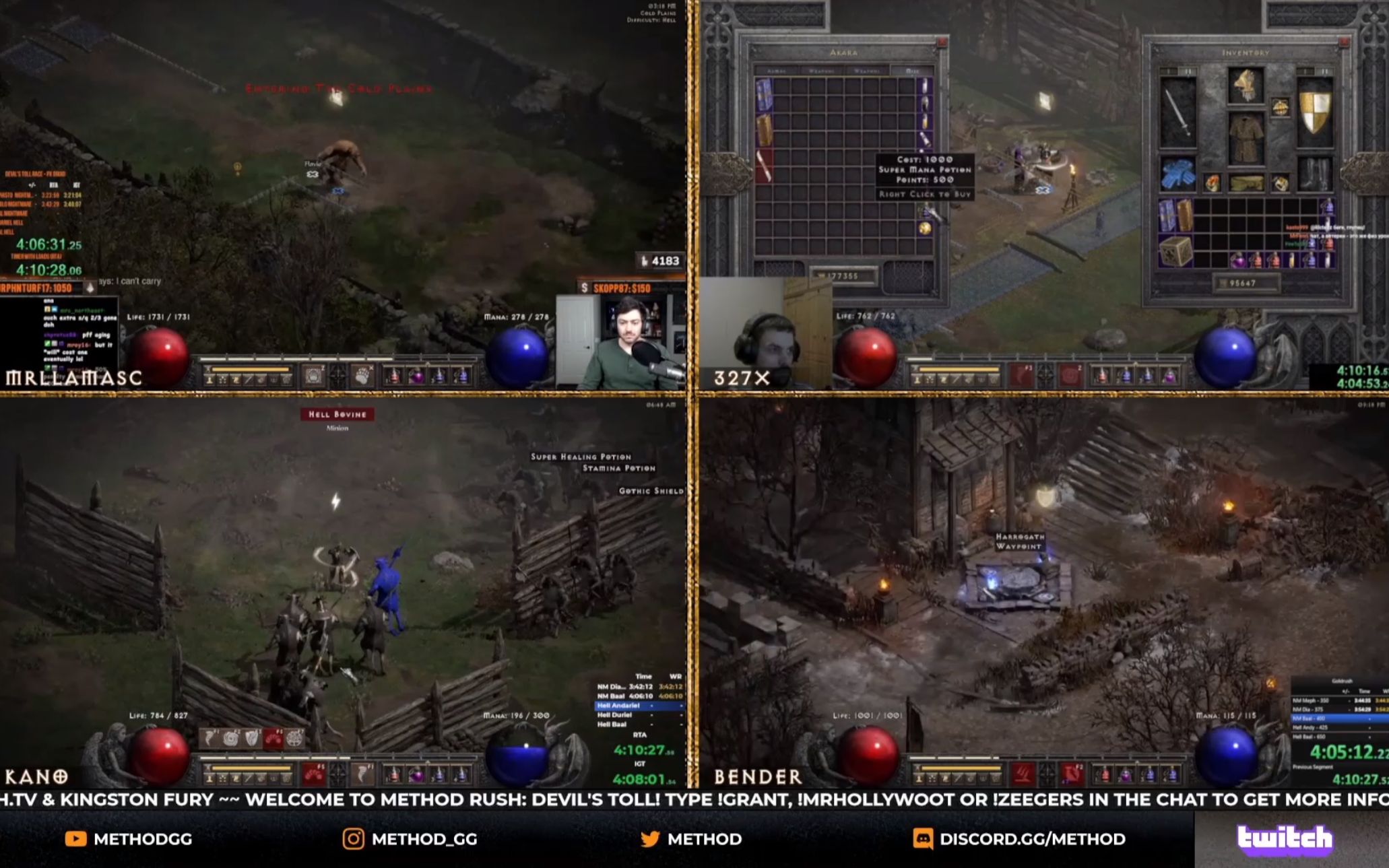 暗黑2重制版2.5版世界速通大赛,《Devil’s Toll》模式,过关必须付通行...