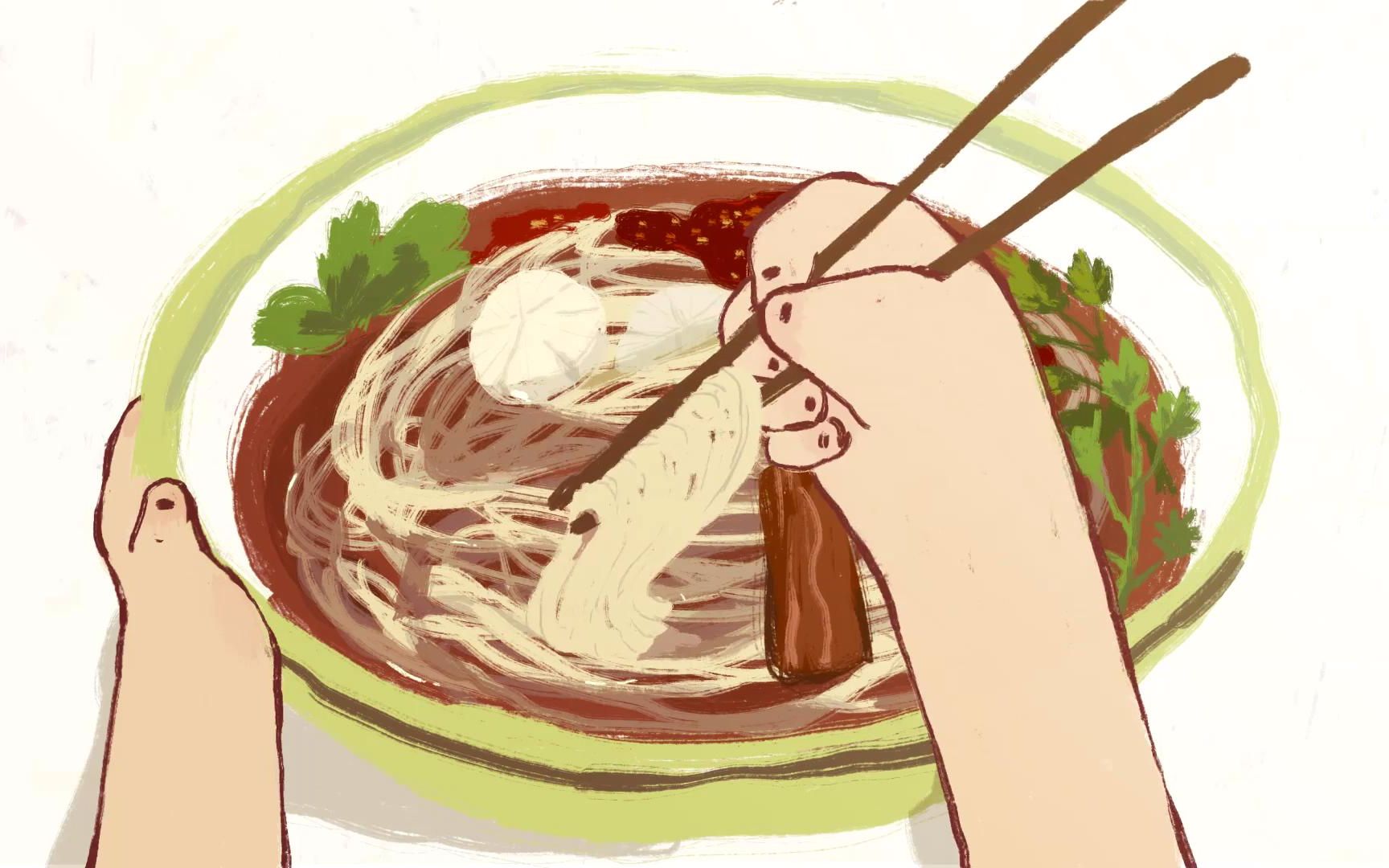 【动画短片/喜剧】吃货妹子