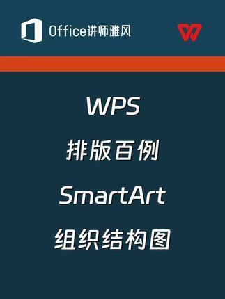 WPS如何用SmartArt制作组织结构图 #组织结构图 #组织架构图 #word.