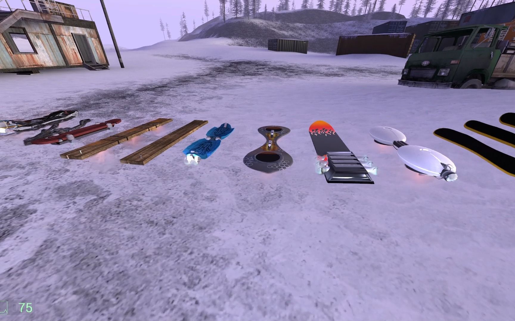 【GMOD】模组推荐:悬浮滑板_GMOD_演示