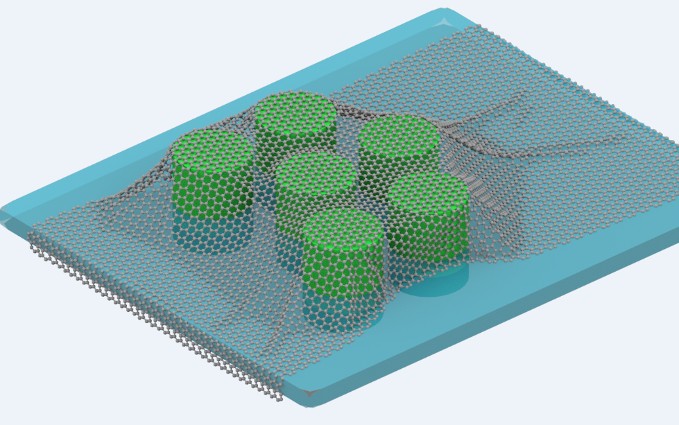 布操作绘制石墨烯包覆结构(Calculus制作讲解)