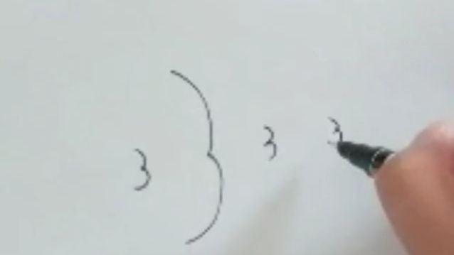 4个3怎么画鱼,简单好看,快来说说你有不同的画法吗
