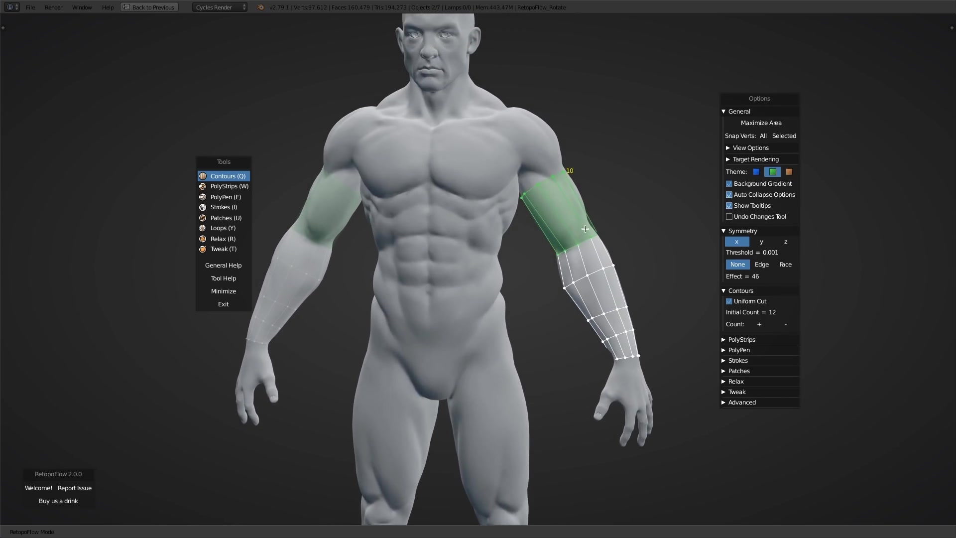 Blender插件-三维模型拓扑神器Retopoflow - Retopology Tools For ...