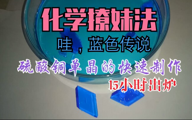 理科生的浪漫~硫酸铜晶体的制作教程【极速版本】