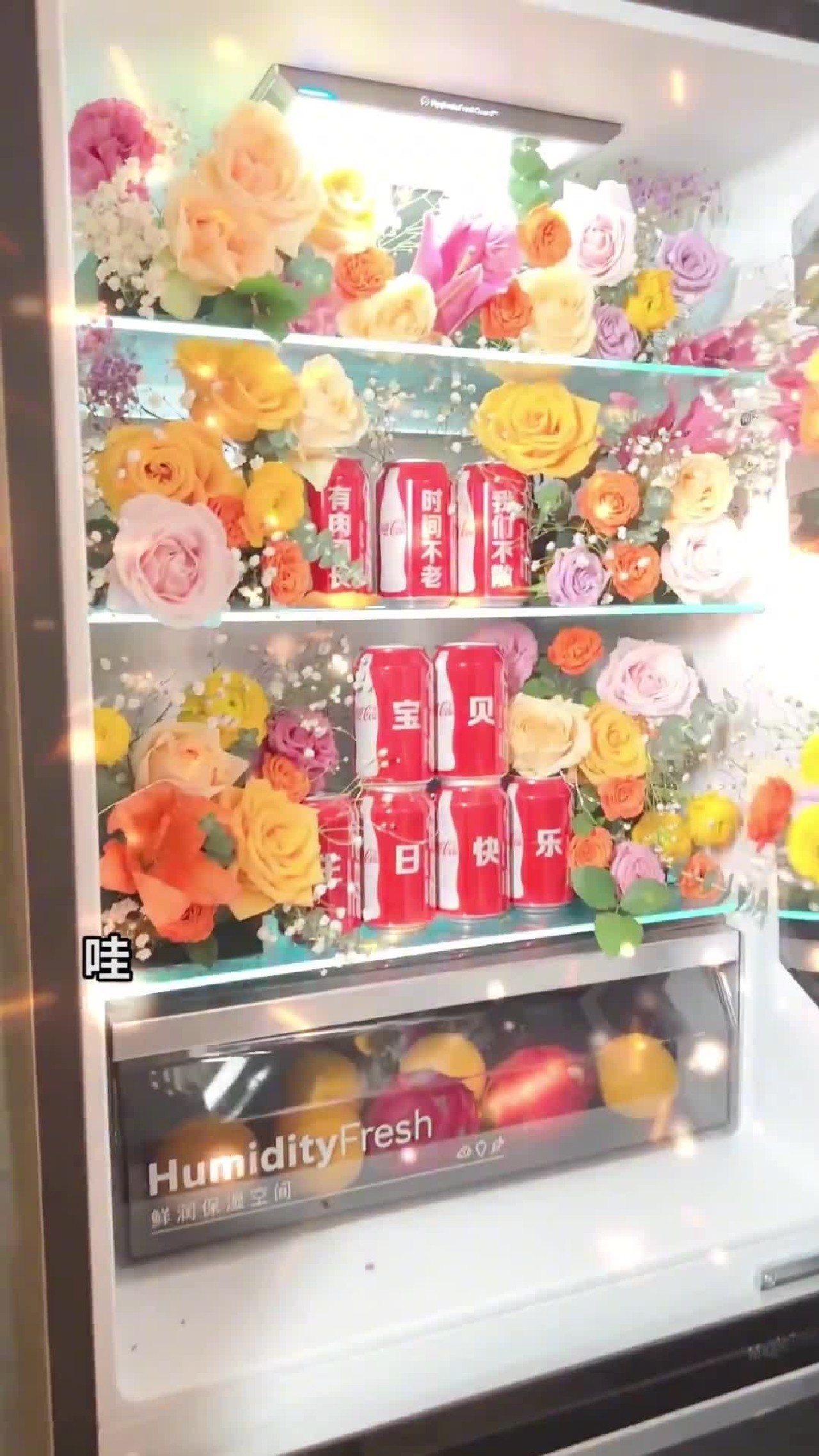 给闺蜜的冰箱生日惊喜放进冰箱的不止有柴米油盐还有