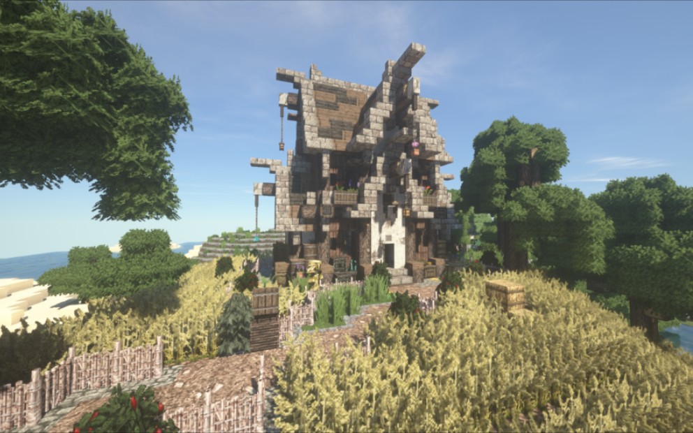 【Minecraft】延时摄影:建造一个中世纪建筑(材质篇)