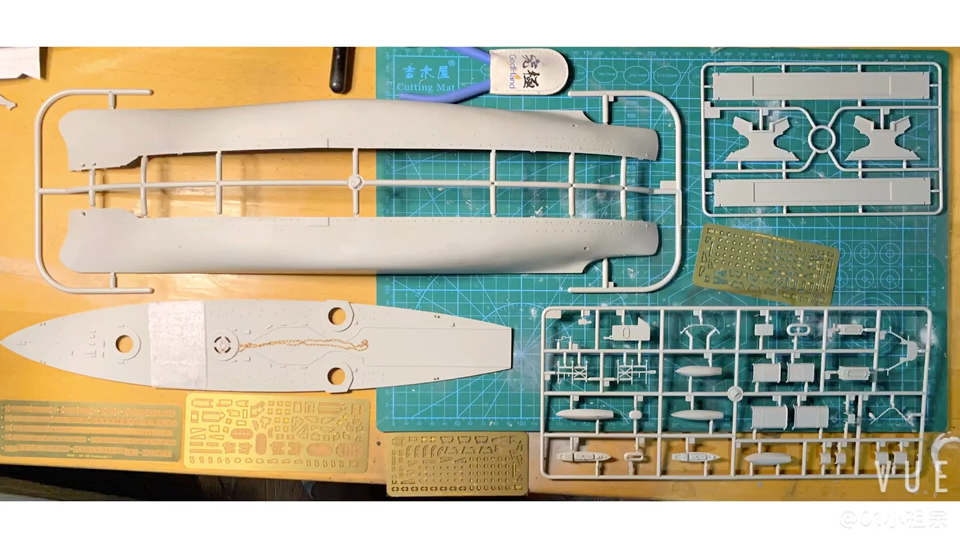 无畏号战列舰1/350制作预告