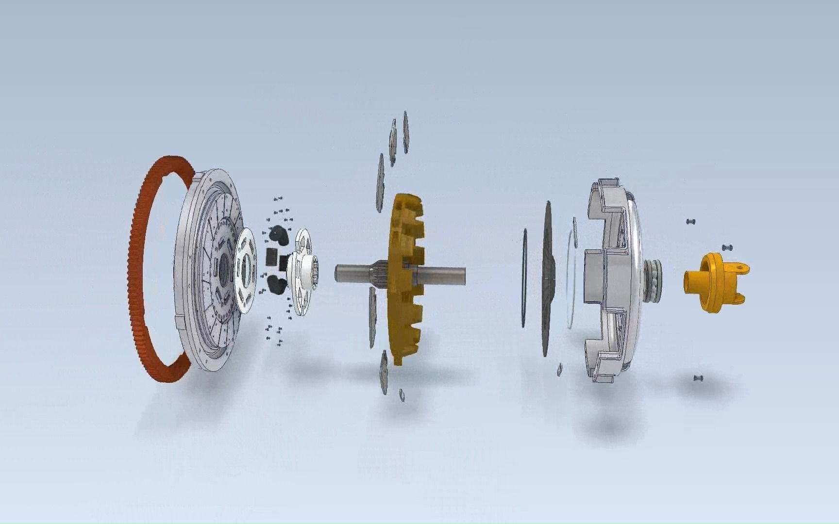 ...器CAD三维模型3D拆解爆炸图视频1080P|基于Autodesk Inventor制作