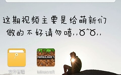 我的世界pe国际版地图导入教程