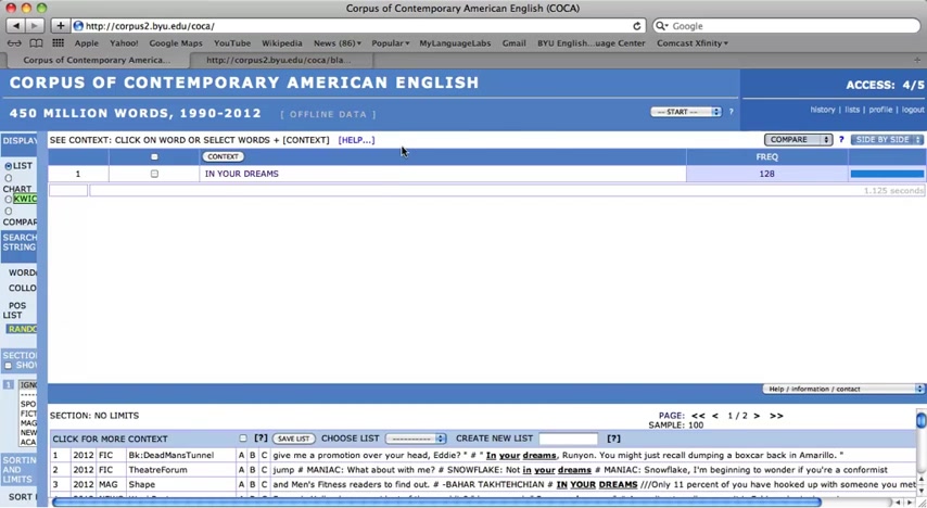 COCA美国当代英语语料库学习教程(全集)