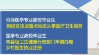 国家卫健委:医学毕业生可免试申请注册乡村医生 共度晨光 20200710 ...