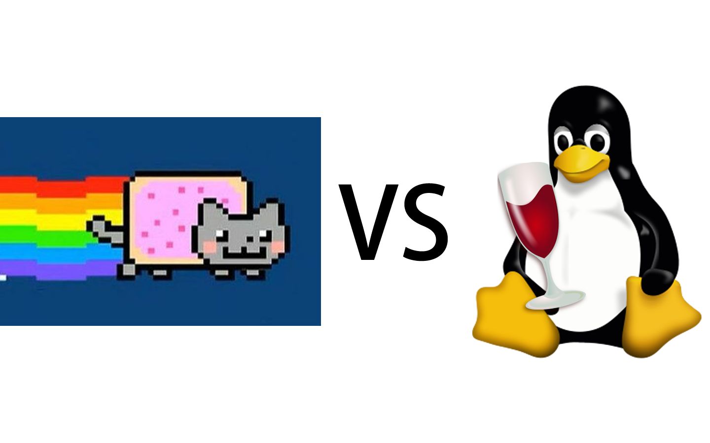 【虚拟机作死】在Linux系统运行彩虹猫会发生什么