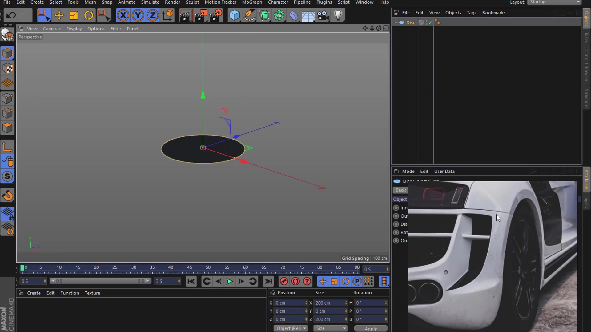 【C4D制作汽车尾部建模教程】【C4D教程】【C4D动画】【C4D...