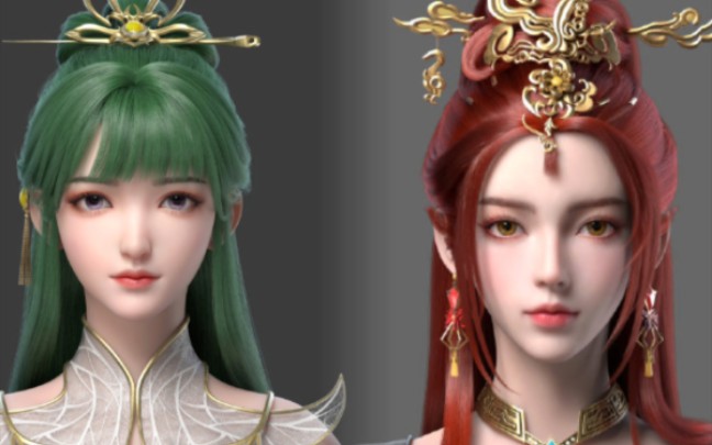 【完美世界】曼珠沙华、芙蕖形象曝光:妖艳盛烈,皎若清露朝霞;白衣出...