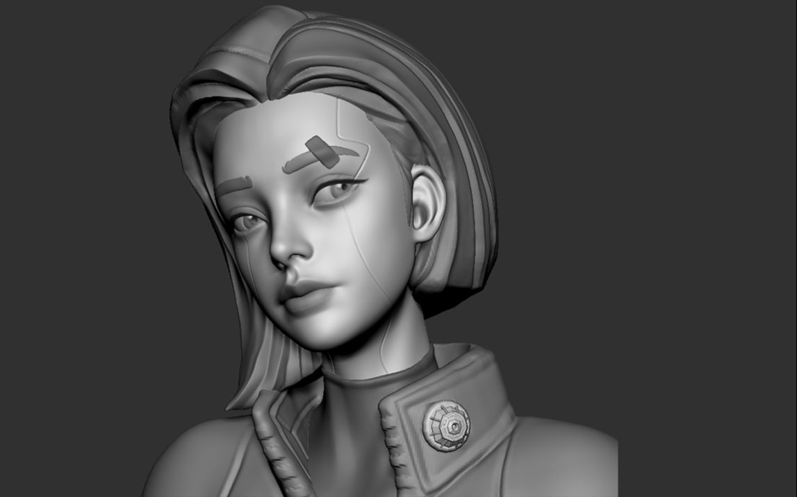 ZBrush角色建模:零基础如何快速上手ZBrush人物角色建模雕刻,风格化...