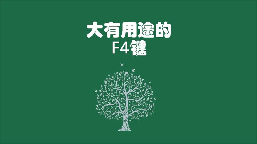 20210910-大有用途的F4键无