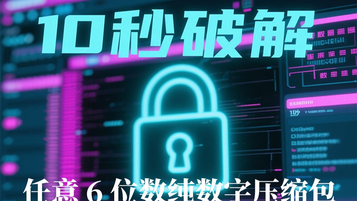 10秒破解6位数压缩包工具,ZIP-Cracker 5.3.0完美版上线。支持最新版...
