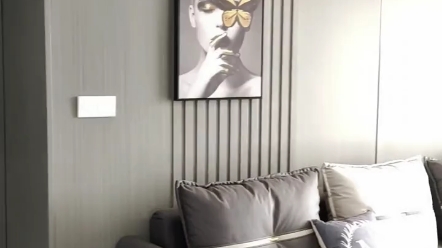 木饰面与格栅安装搭配效果实景