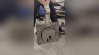 240直径大圆管冲孔简易模具,你觉这个结构怎样?