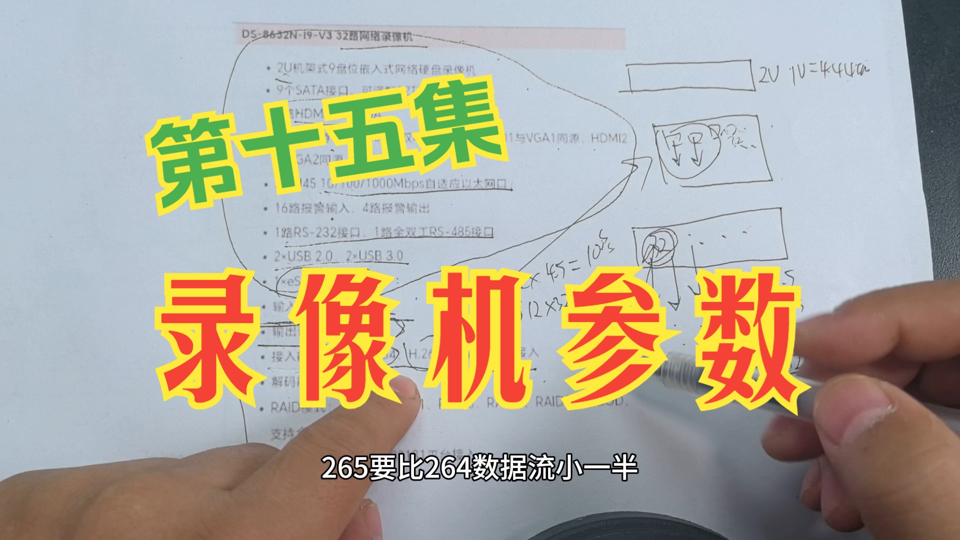 监控硬盘录像机各项参数解读,重点看几个