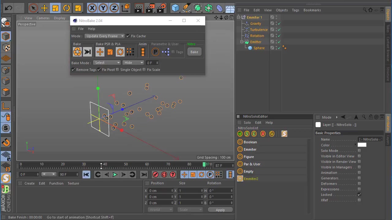 C4D插件-场景关键帧烘焙插件Nitro4D NitroBake2