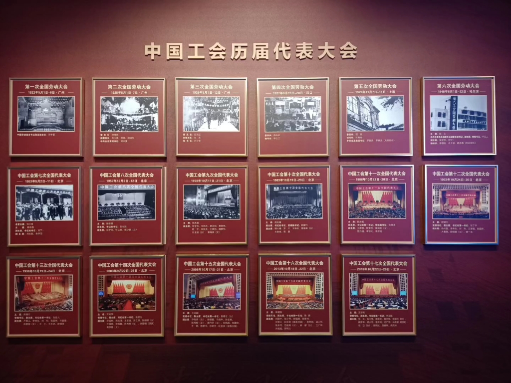 中国工会历届代表大会
