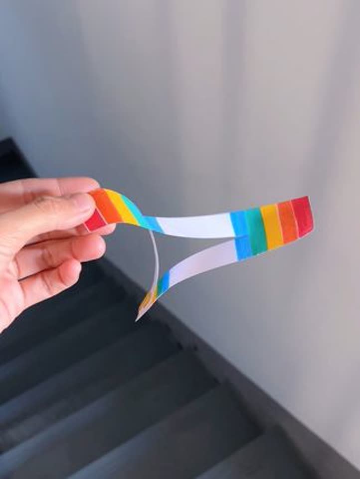 制作一个简单又有趣的手工,转起来会出现彩虹,而且非常简单,快跟孩子...