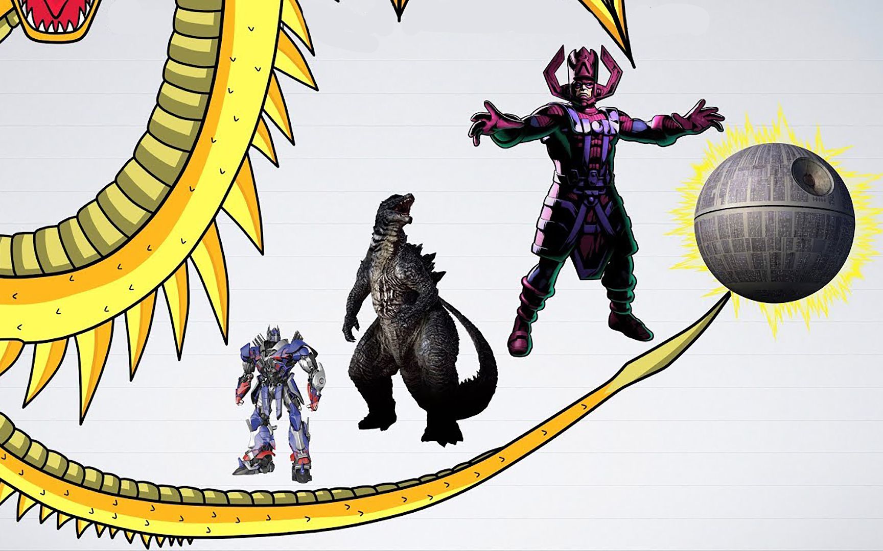 盘点那些体型超大的虚构生物,第一名竟然超过了930亿光年?!