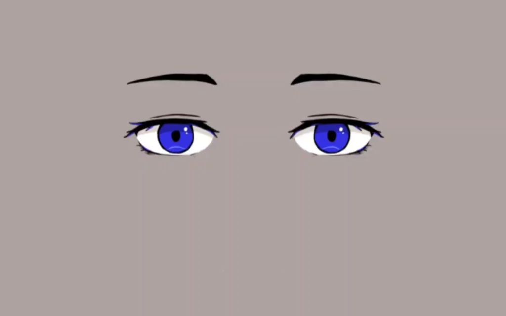 第一次制作的20s眨眼小动画~
