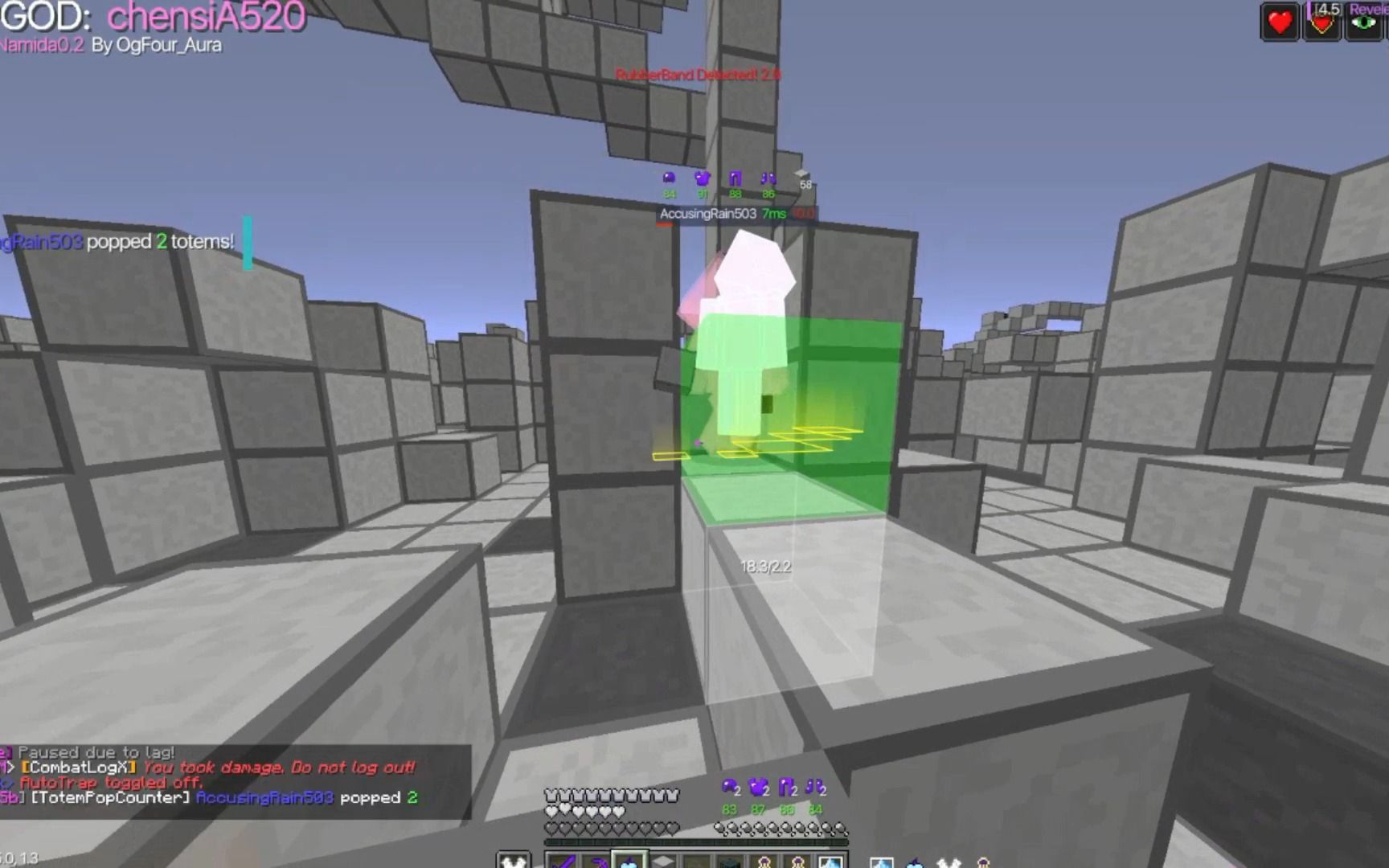 我的世界2B2T服务器:当你使用顶尖配置进行Pvp【前中国圈前十玩家】