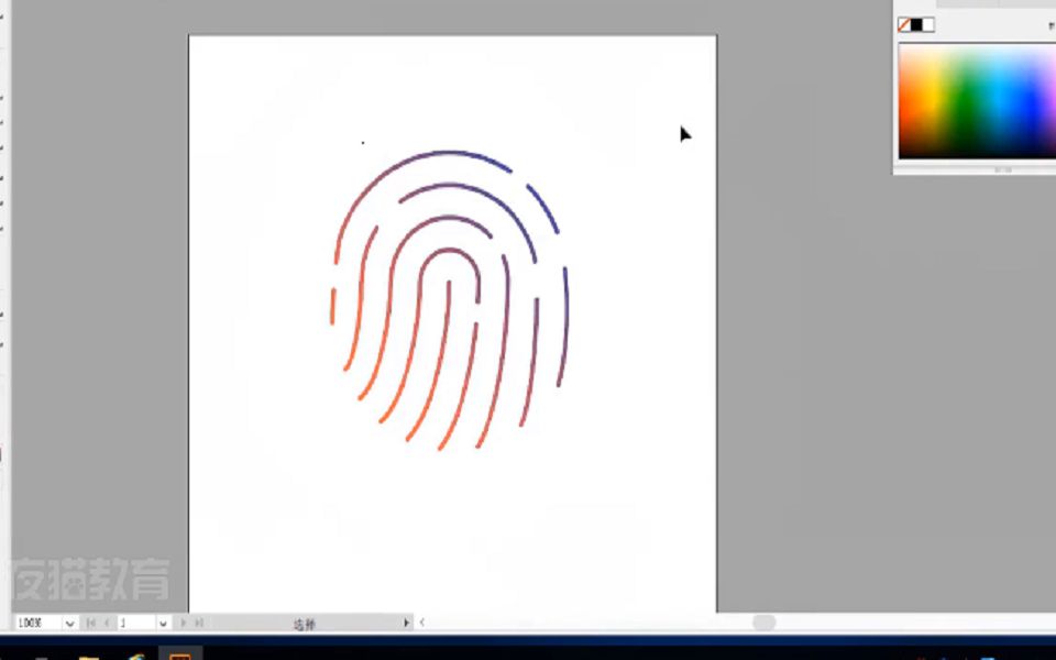 【ai视频教程】-AI制作手指指纹图标