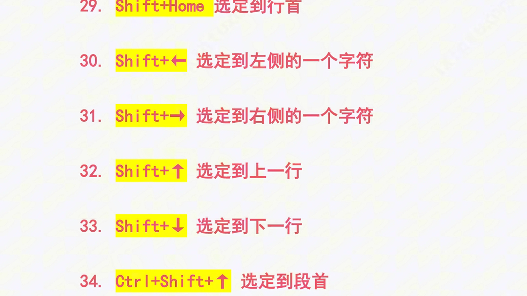 word快捷键大全汇总